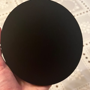 One Beautiful Black Obsidian Scrying Plate, Black Obsidian Scrying ...