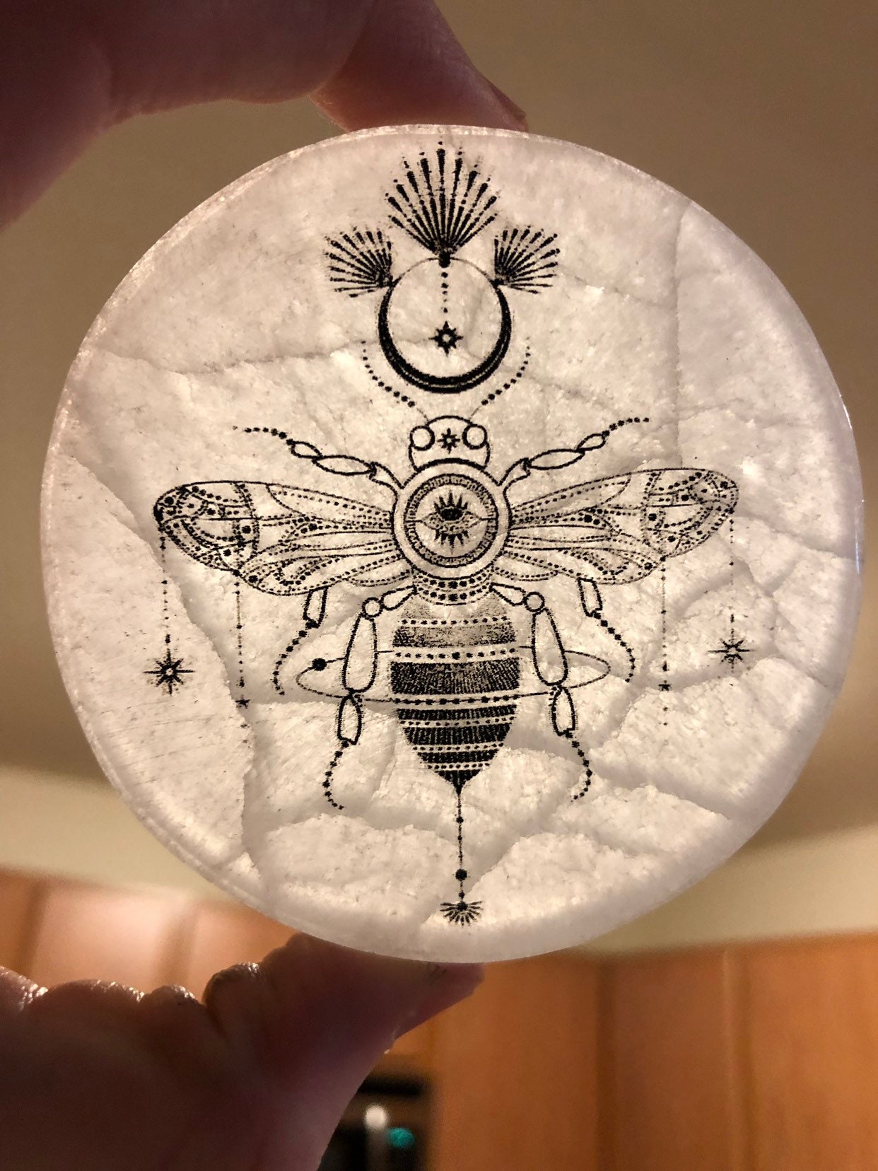 Selenite Charging Plate Charge and Cleanse Your Crystals - Etsy