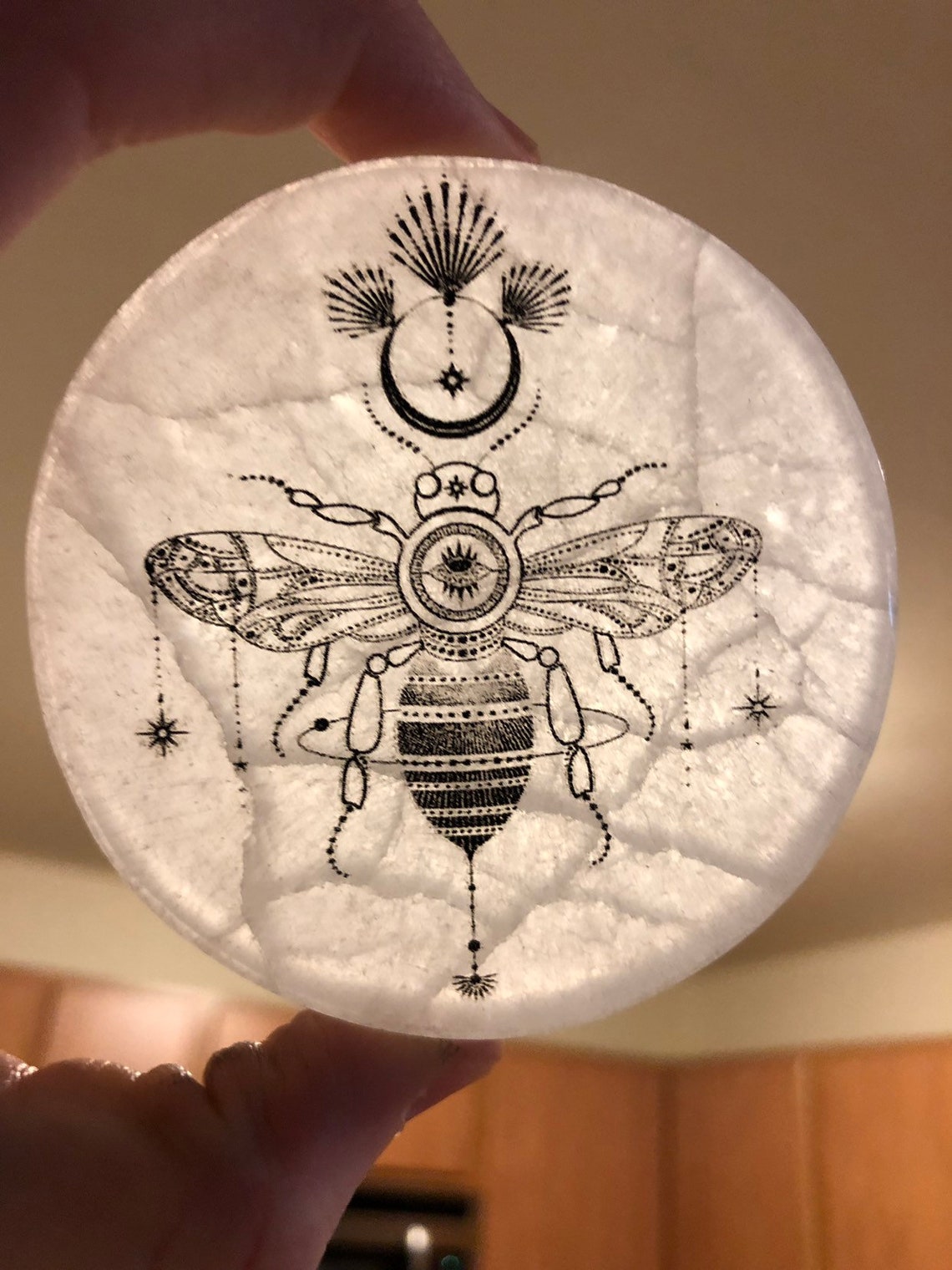 Selenite Charging Plate Charge and Cleanse Your Crystals - Etsy