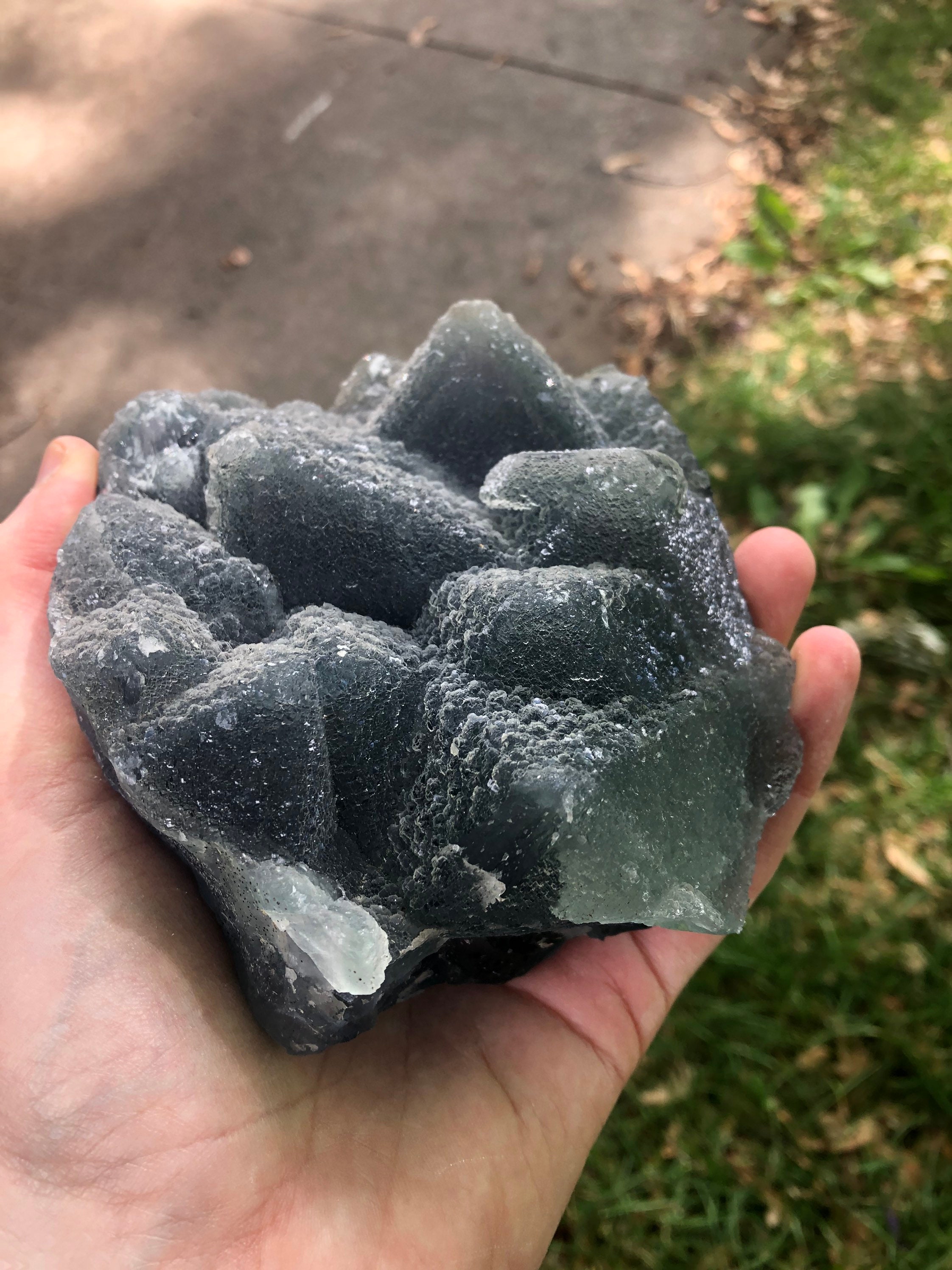 Large Raw Blue Fluorite Specimen, 3lbs 5oz BFS106 - Etsy