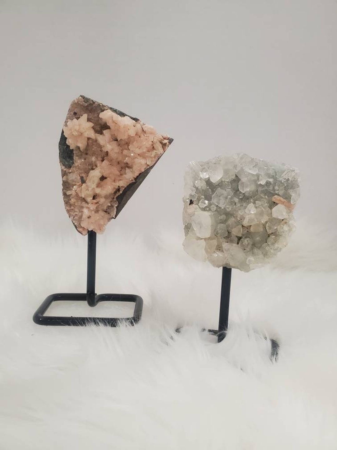 Zeolite Two Pack, Zeolite Mineral Specimens on Display ZZ114 - Etsy