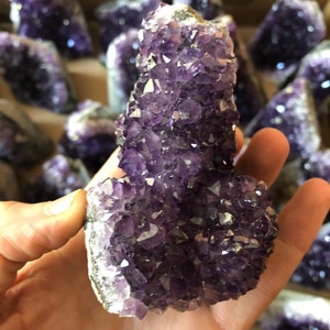 Free Standing Amethyst Cluster / Display Mini Cathedrals 9oz - 17oz ...