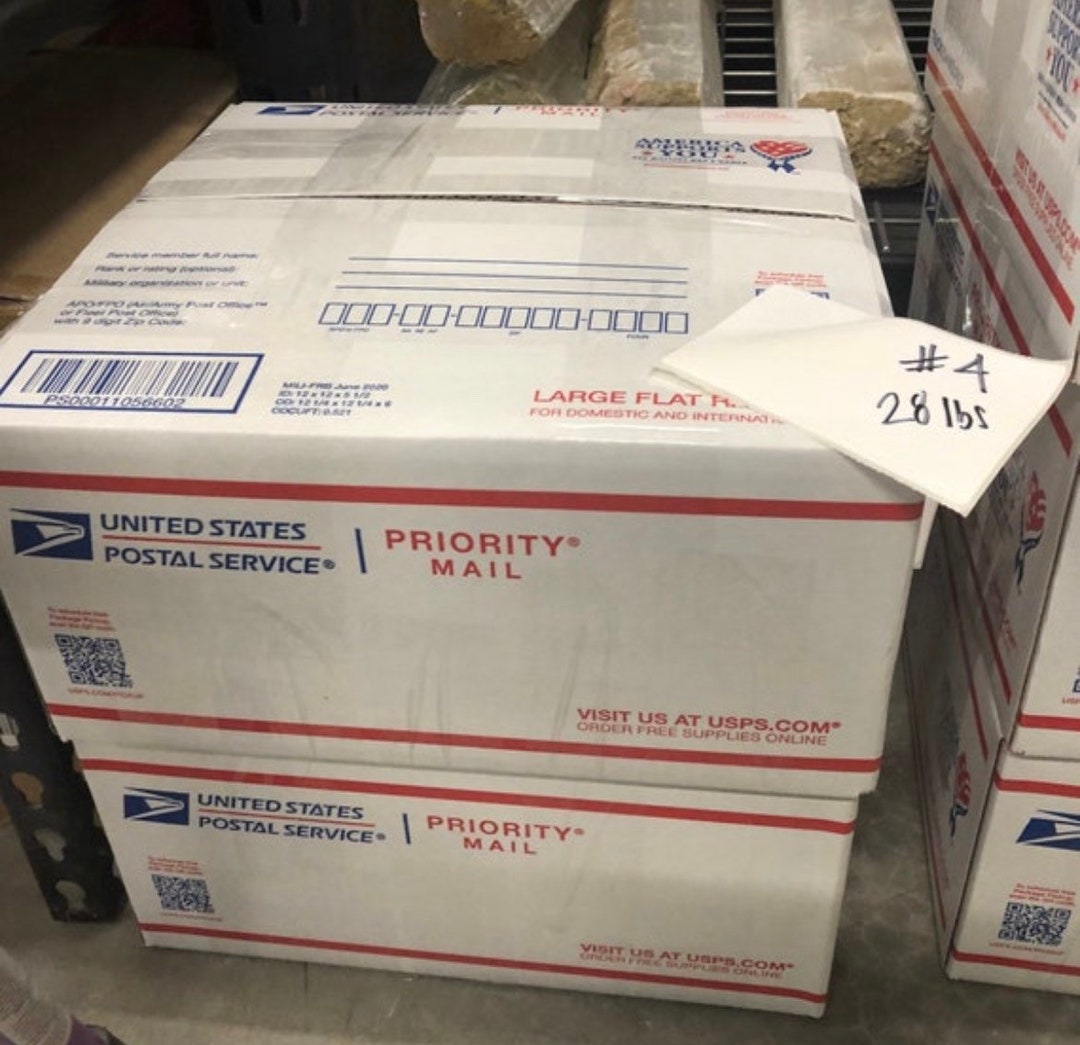 Large Flat Rate Boxes Filled With Broken Selenite for Crafting, Bowls ...