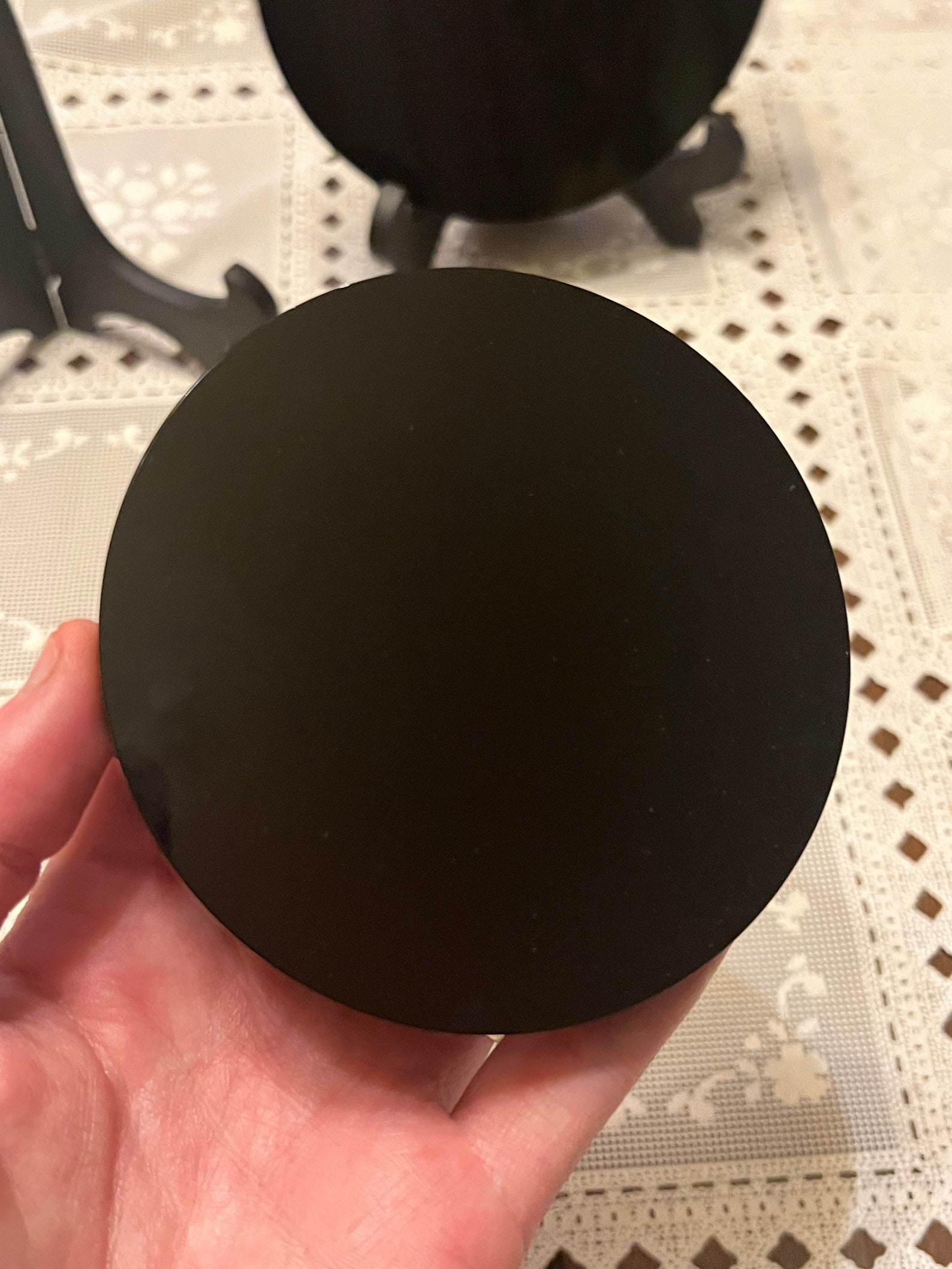 One Beautiful Black Obsidian Scrying Plate Black Obsidian - Etsy