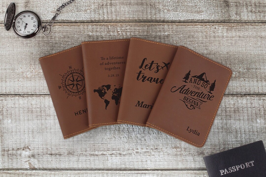 Passport Cover, Personalized Passport Cover, Engraved Passport Cover ...