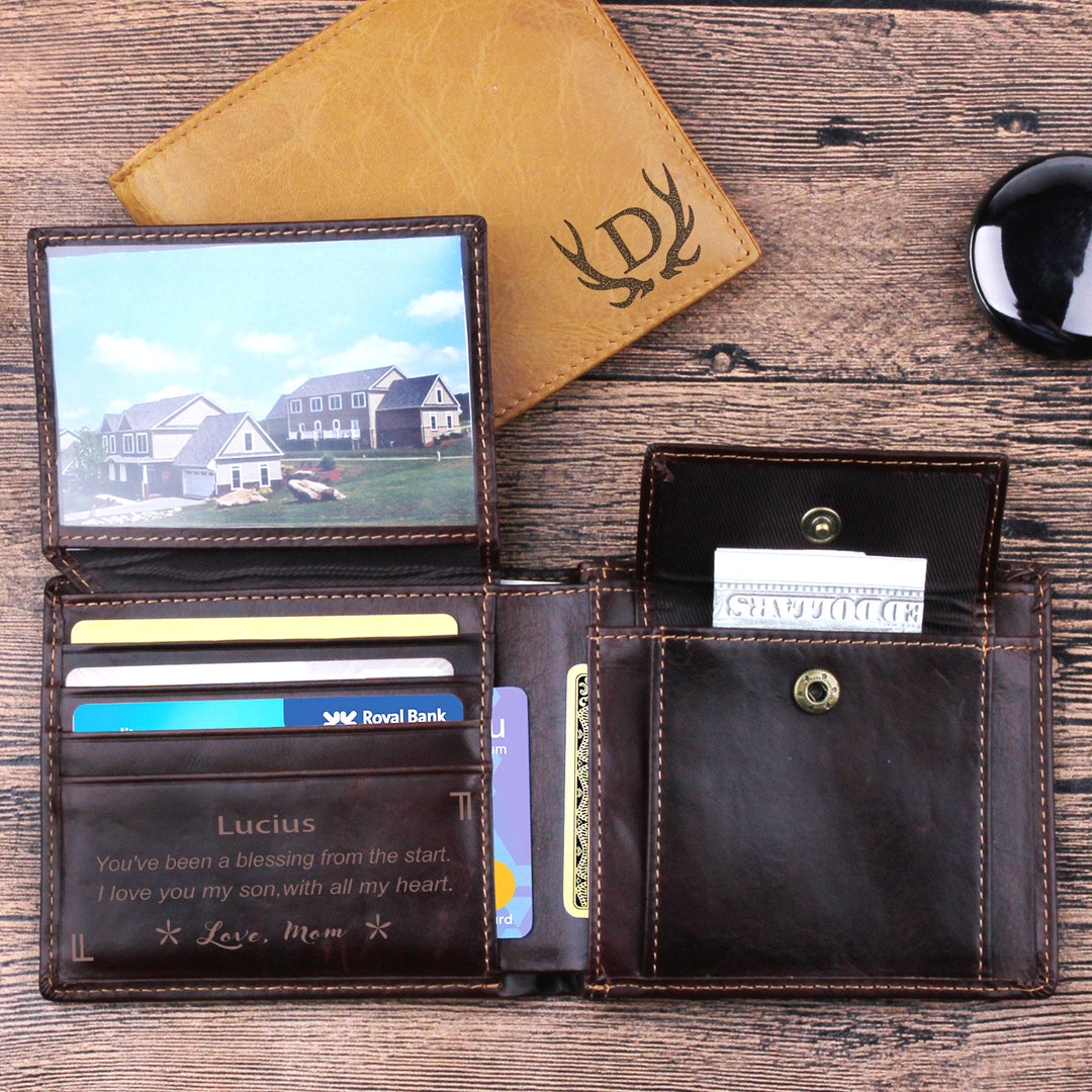 Personalized Wallet for Son, Custom Wallet for Son, Son Wallet, Wallet ...