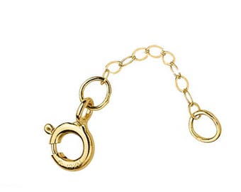 Removable Extender Bracelet or Necklace Extender 14K Gold - Etsy