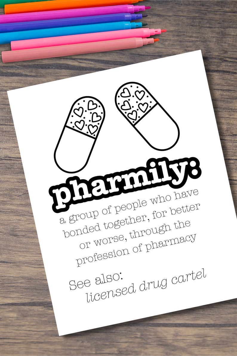 Rx for Stress Relief Adult Coloring for Pharmacy Professionals ...