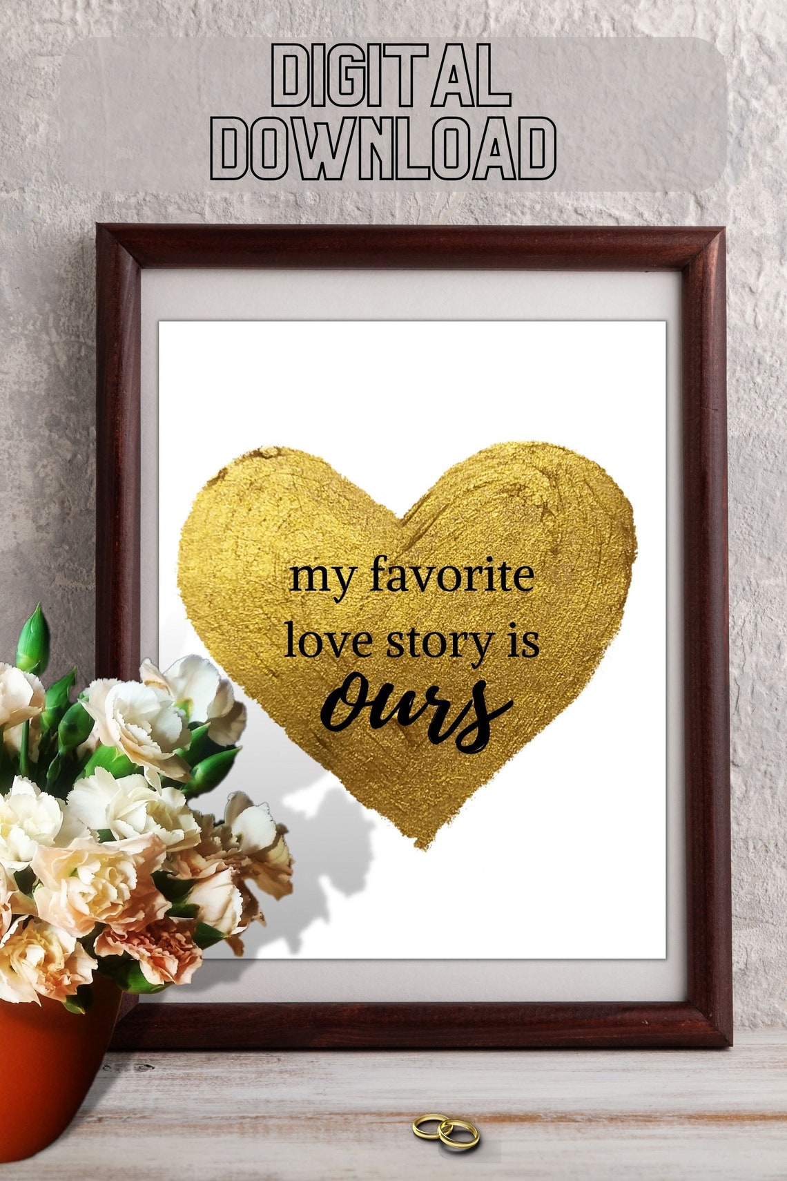 My Favorite Love Story is Ours Simplified Romantic Printable Valentine ...