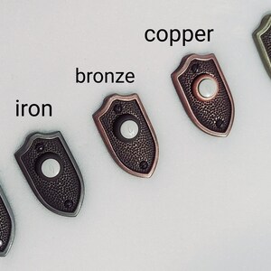 Hammered Colonial Doorbell - 1950 Casting in Impact Metallic Resin - Etsy
