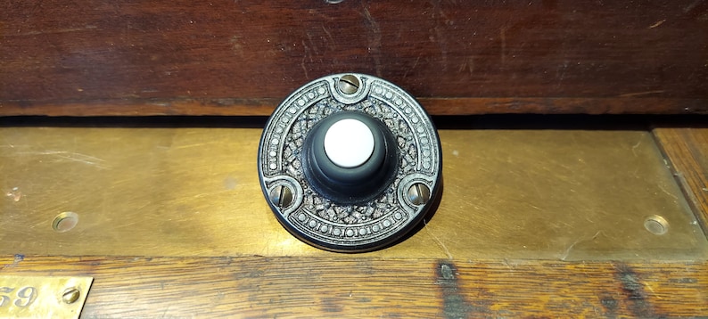 Custom New Victorian Style Doorbell Nutone Button Metallic - Etsy