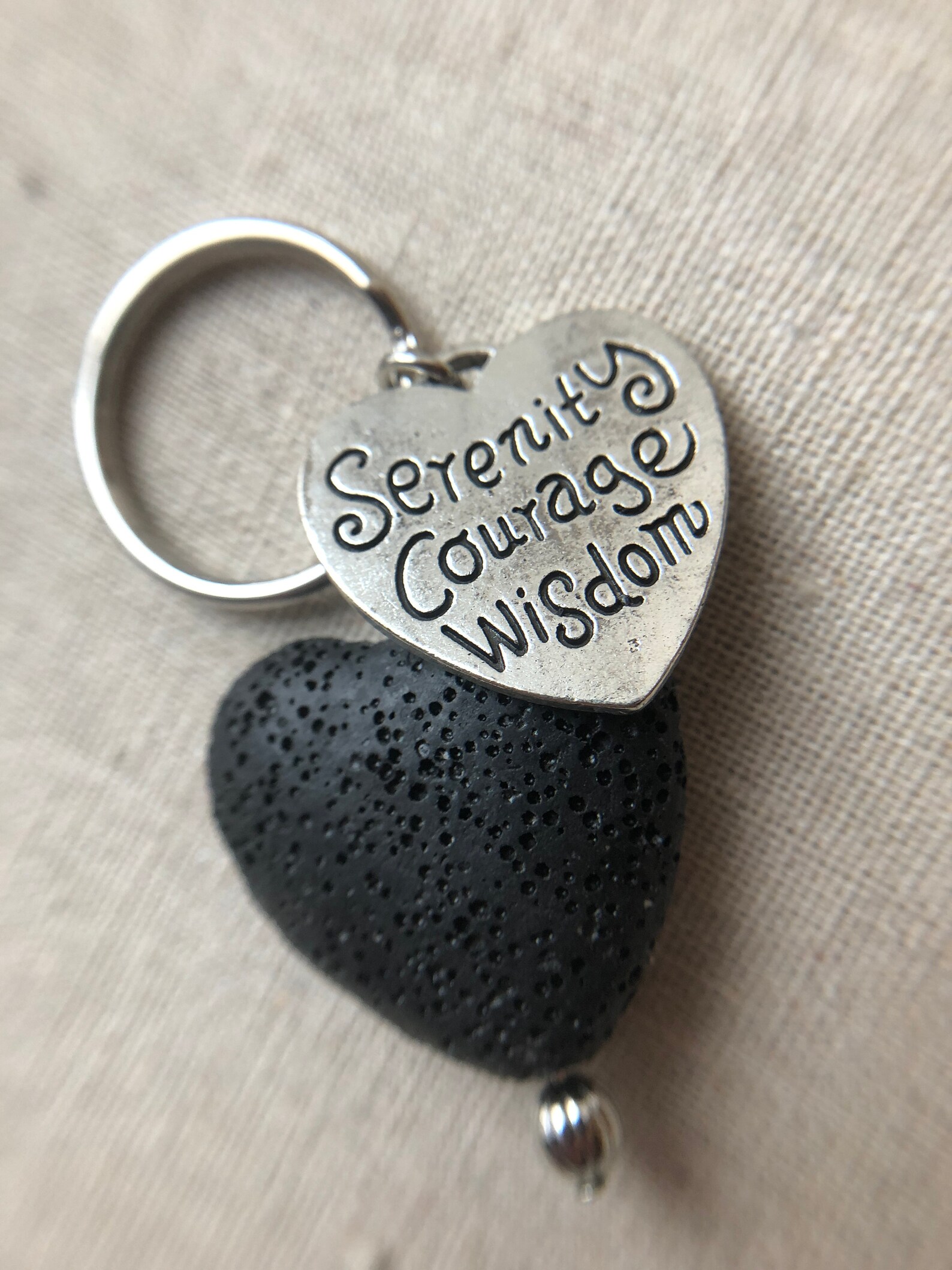 Keychain Serenity Courage Wisdom Keychain Diffuser - Etsy