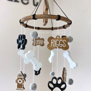 Puppy Crib Mobile: Dog Themed Nursery Decor - Etsy