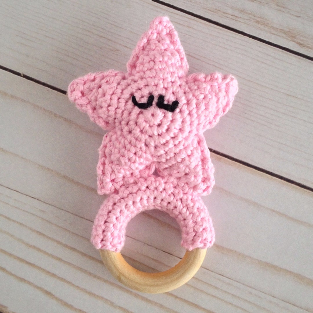 Sandy the Starfish Teething Ring (PATTERN ONLY) - Etsy