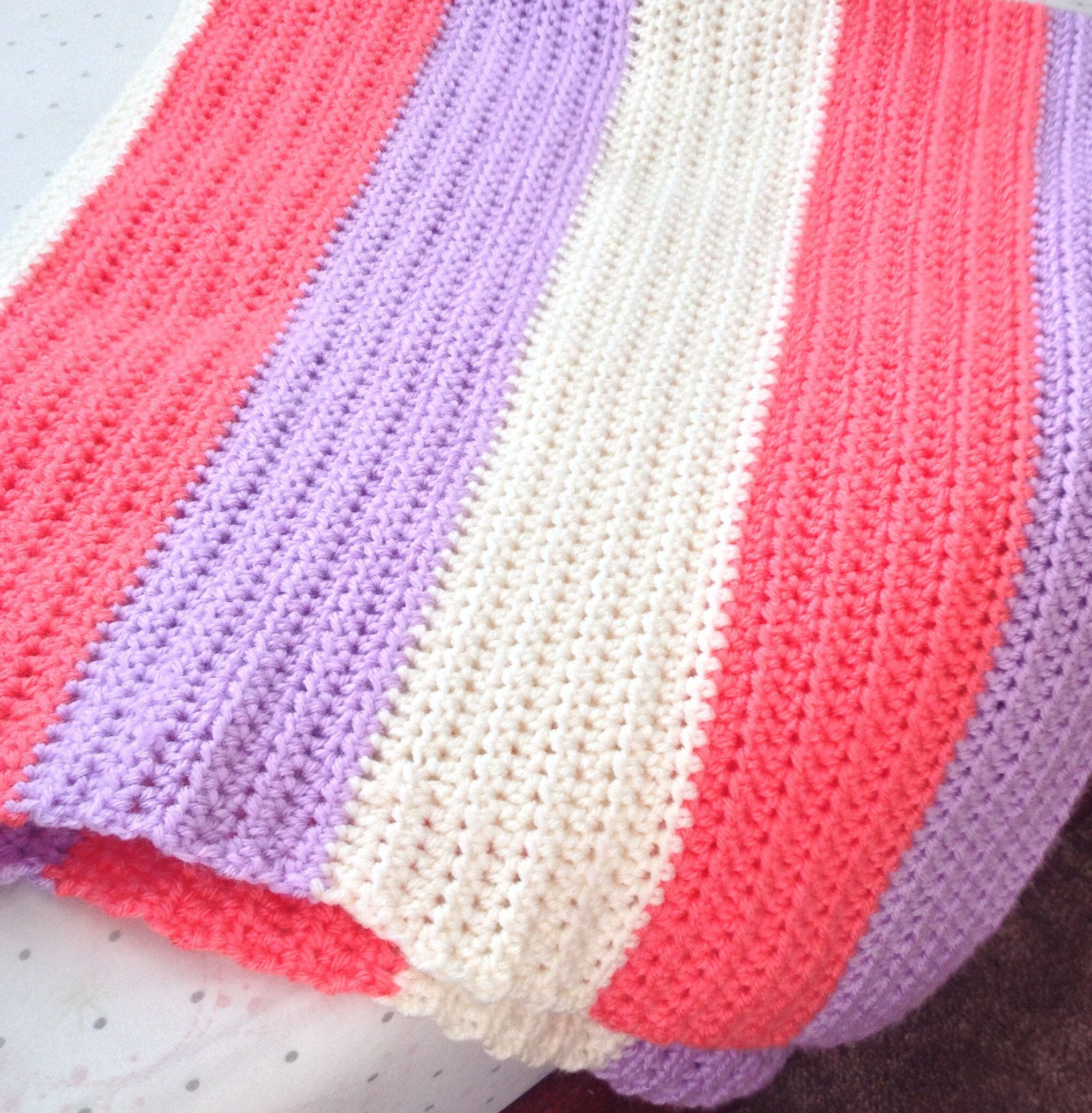 Berries & Cream Baby Blanket (PATTERN ONLY) - Etsy
