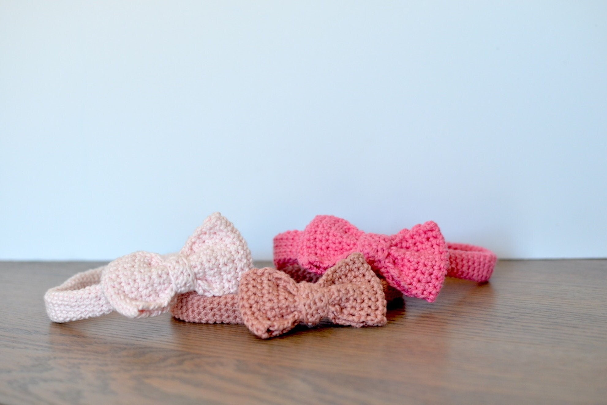 Crochet Baby Bow Headband Pattern: Beginner Cotton Elastic Headwrap ...