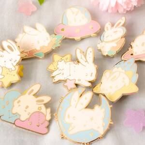 Cosmic Rabbits - Star Jumper (enamel Pin) - Etsy