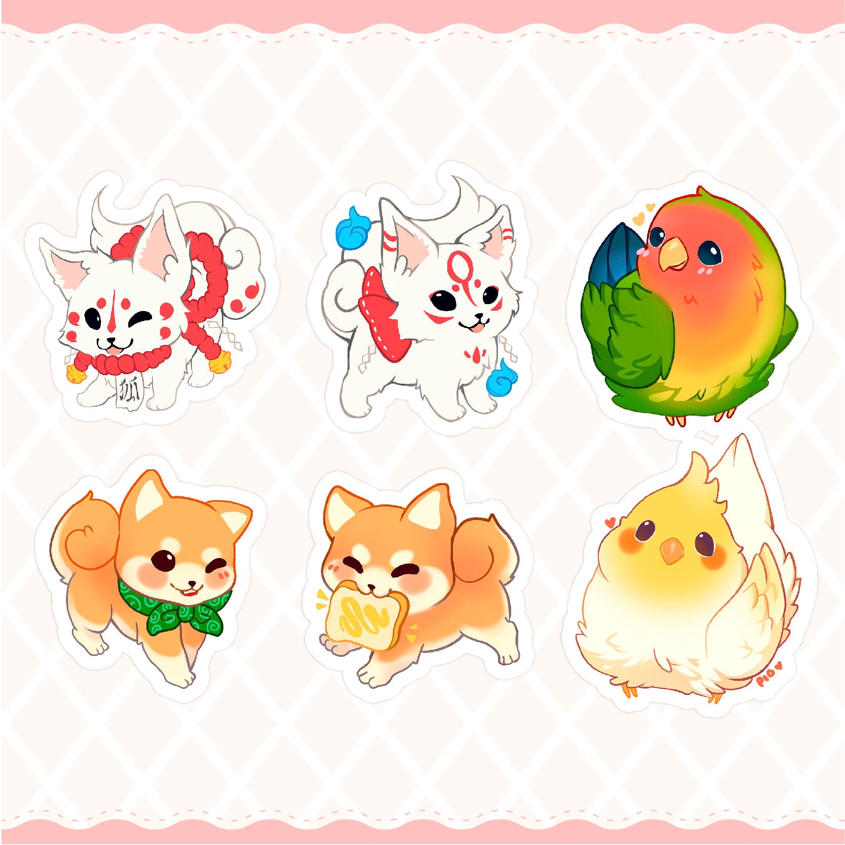 Pets Stickers | Etsy