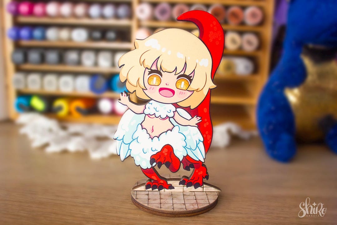 NEW Dragon Falin Delicious in Dungeon Wooden Standee - Etsy