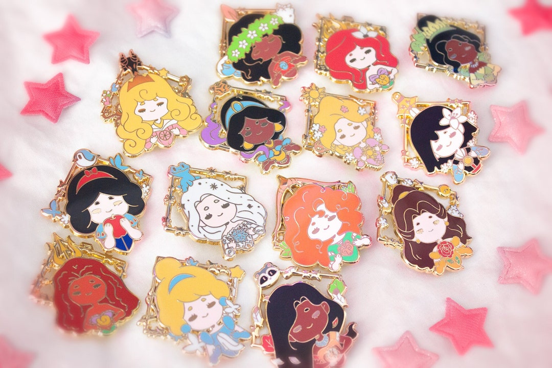 Classic Disney Princess - Enamel Pin - Etsy