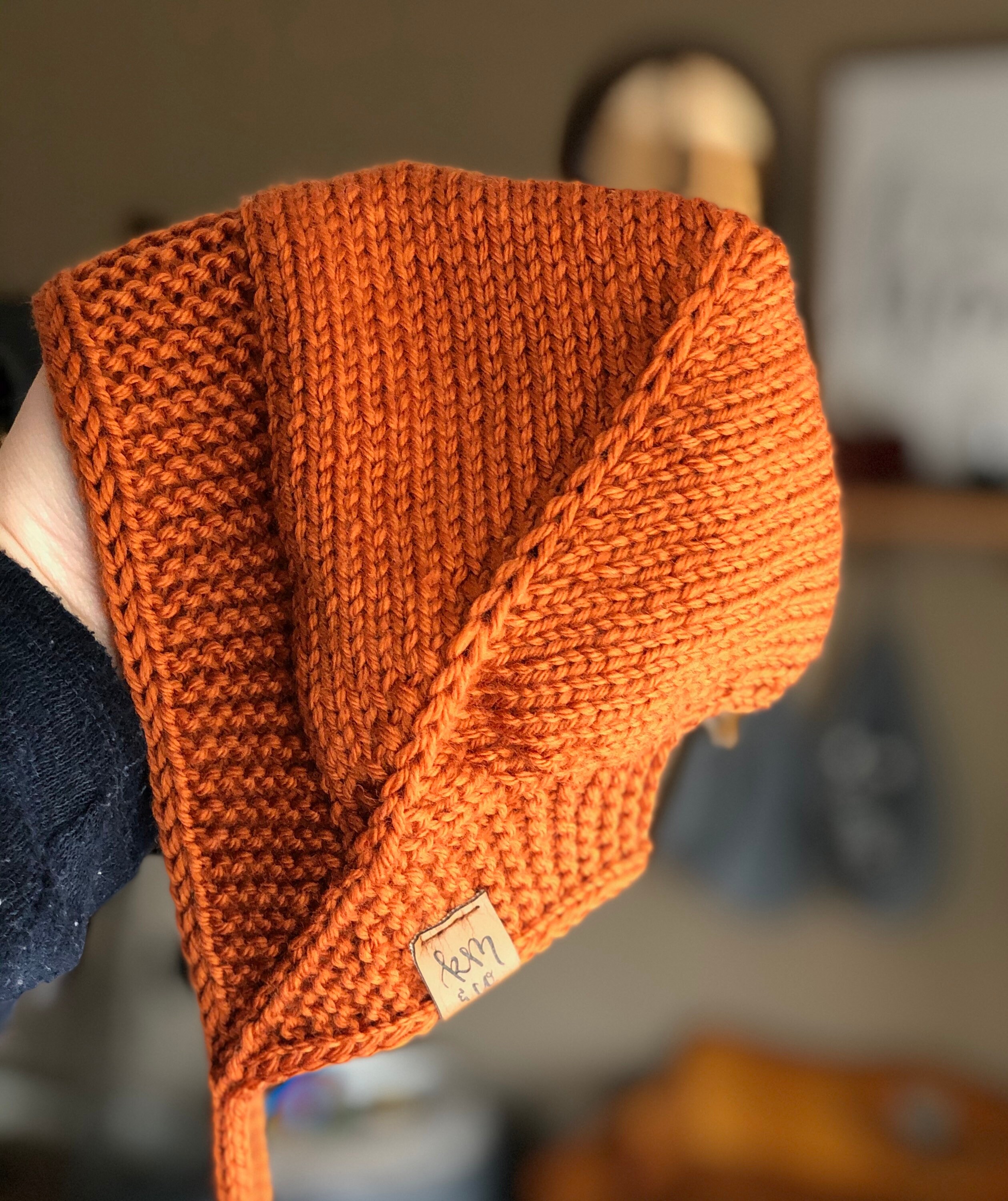 Deep Spice Knit Bonnet Wool Baby Bonnet Newborn to Toddler - Etsy