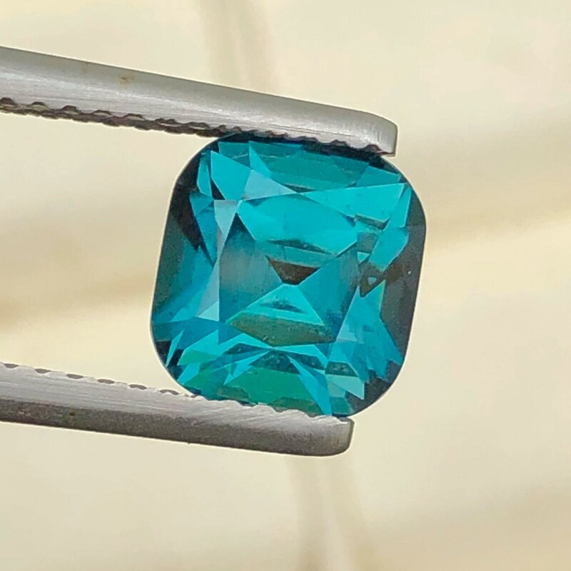 Lagoon Cushion Cut - Etsy