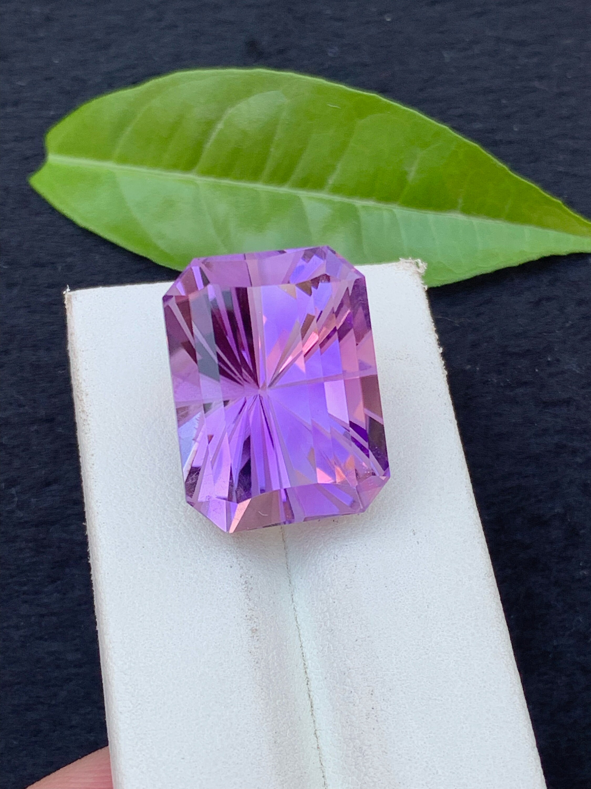 Deep Purple Amethyst Custom Cut Gemstone, Excellent Luster Flawless ...