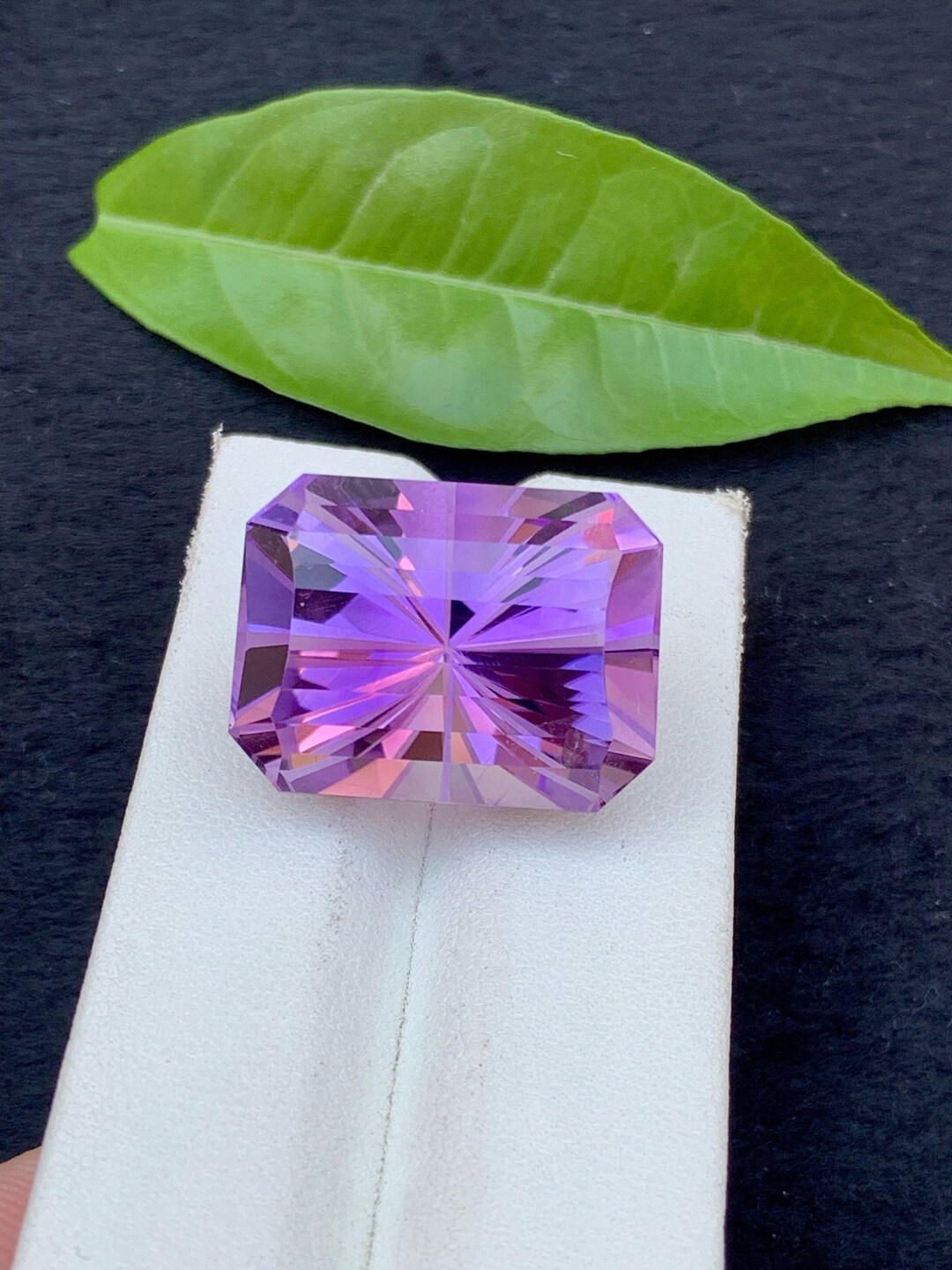 Deep Purple Amethyst Custom Cut Gemstone, Excellent Luster Flawless ...