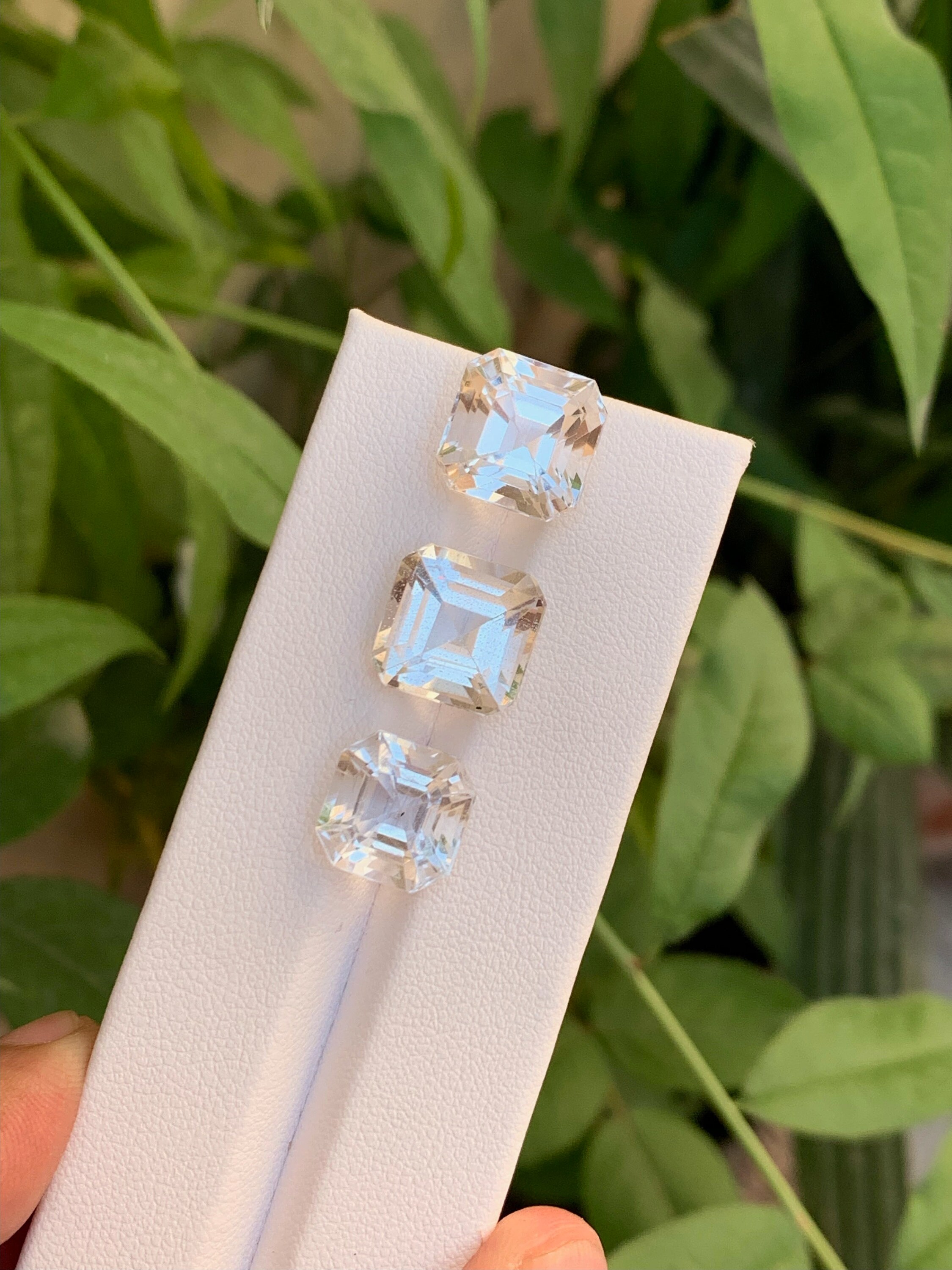 Yellow Topaz Gemstones Set, Flawless Topaz Cut Stone Set, Imperial ...