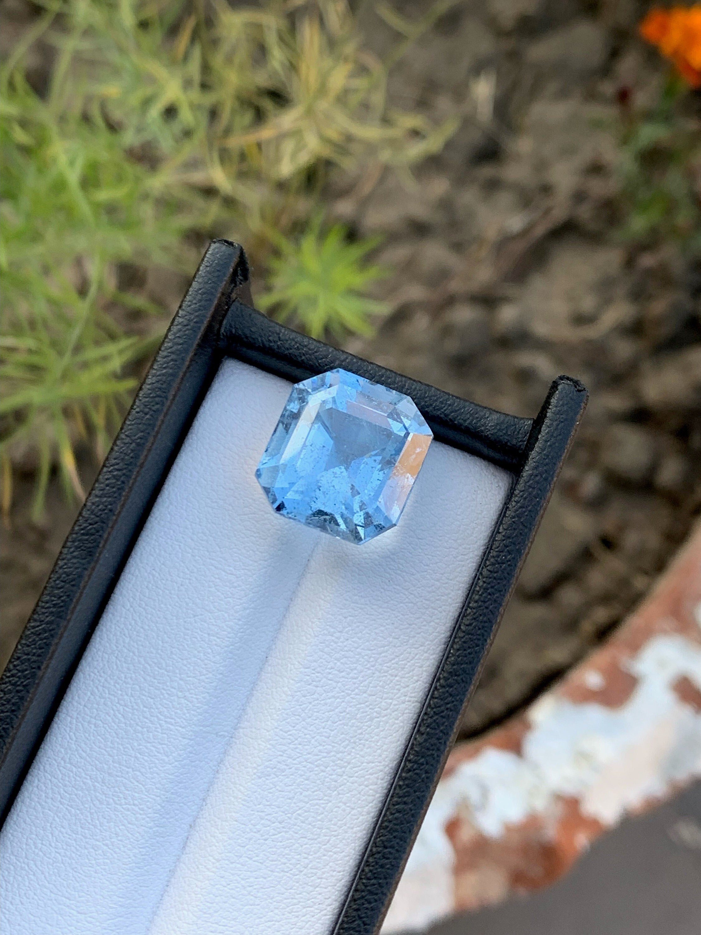 Santa Maria Blue Aquamarine Cut Stone, Brazilian Loose Aquamarine ...