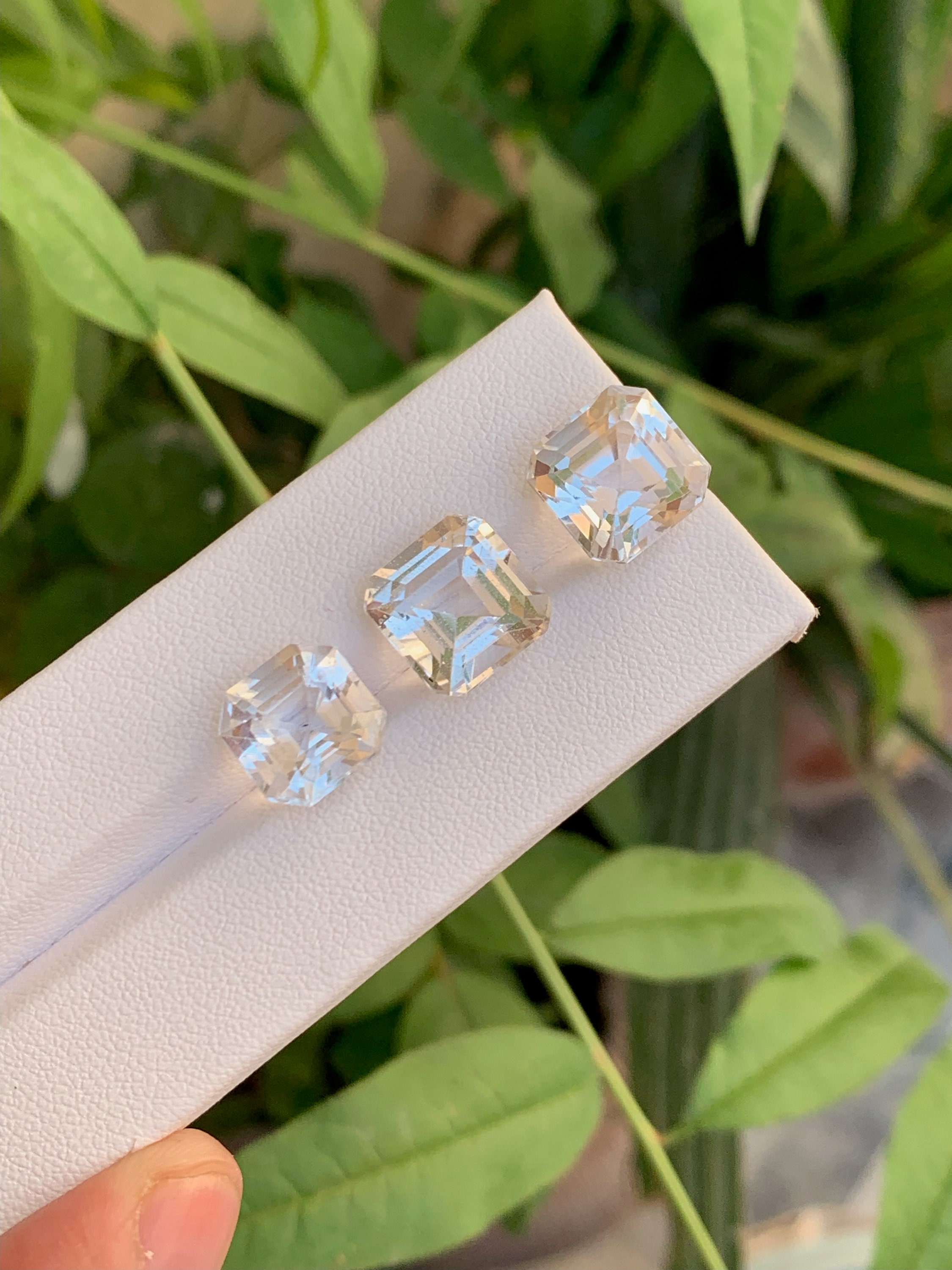 Yellow Topaz Gemstones Set, Flawless Topaz Cut Stone Set, Imperial ...