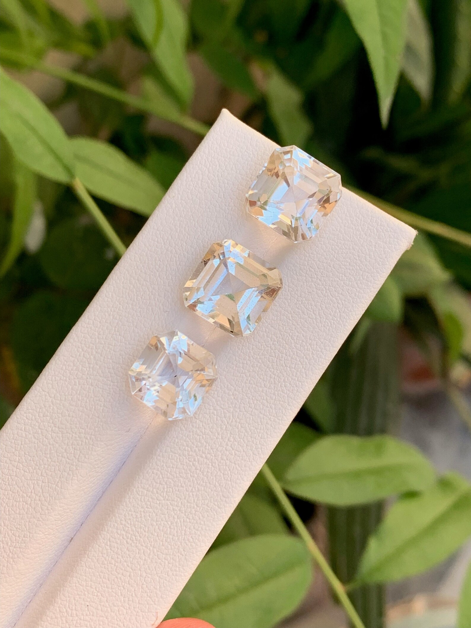 Yellow Topaz Gemstones Set, Flawless Topaz Cut Stone Set, Imperial ...