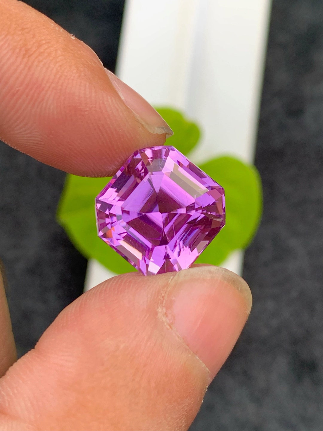 Pink Kunzite Stone for Ring Making, Natural Kunzite Gemstone, Faceted ...