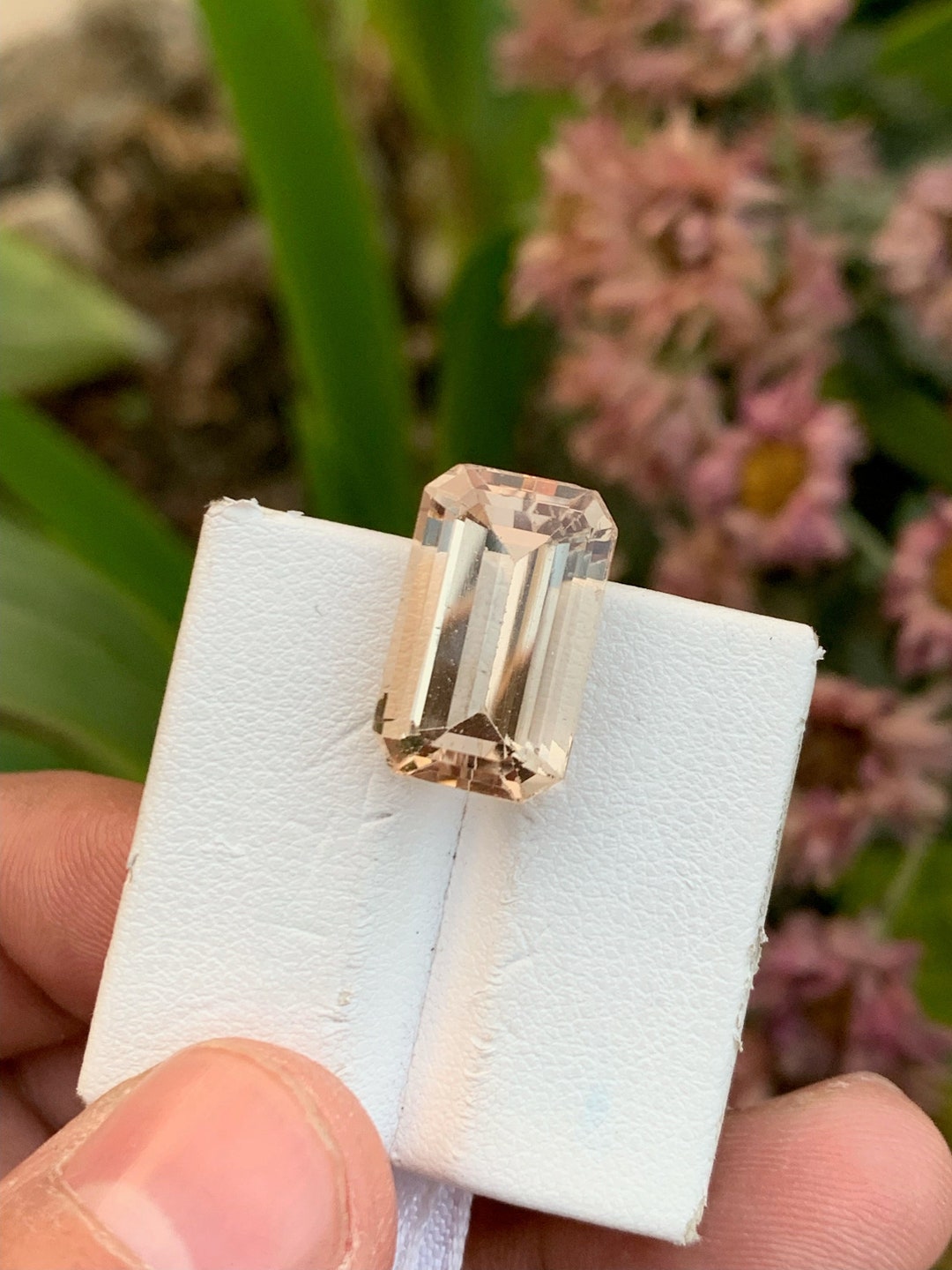 Emerald Cut Yellow Topaz Gemstone, Flawless Topaz Cut Stone, Imperial Topaz for Jewelry Making ...