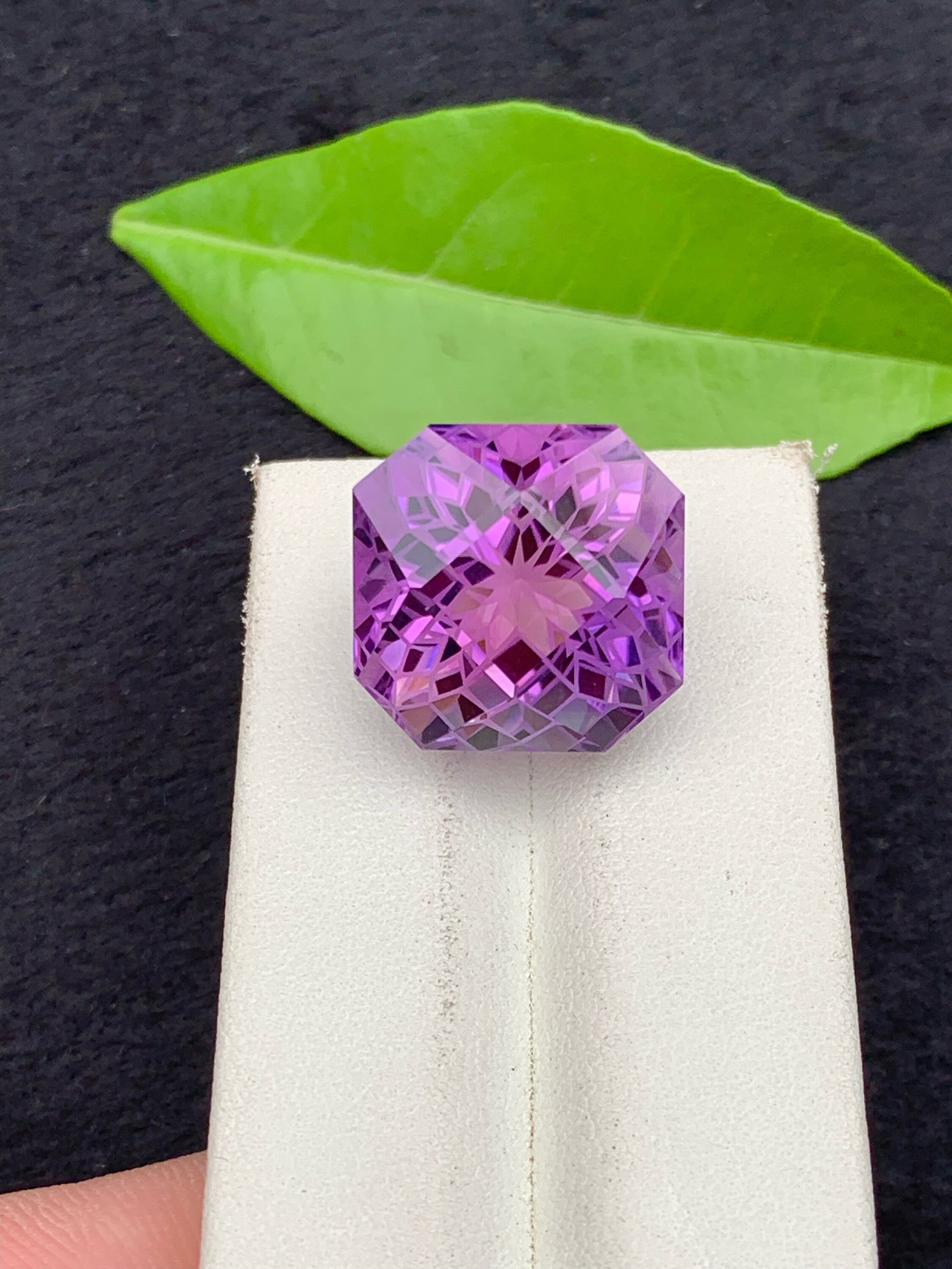 Deep Purple Amethyst Custom Cut Gemstone, Excellent Luster Flawless ...