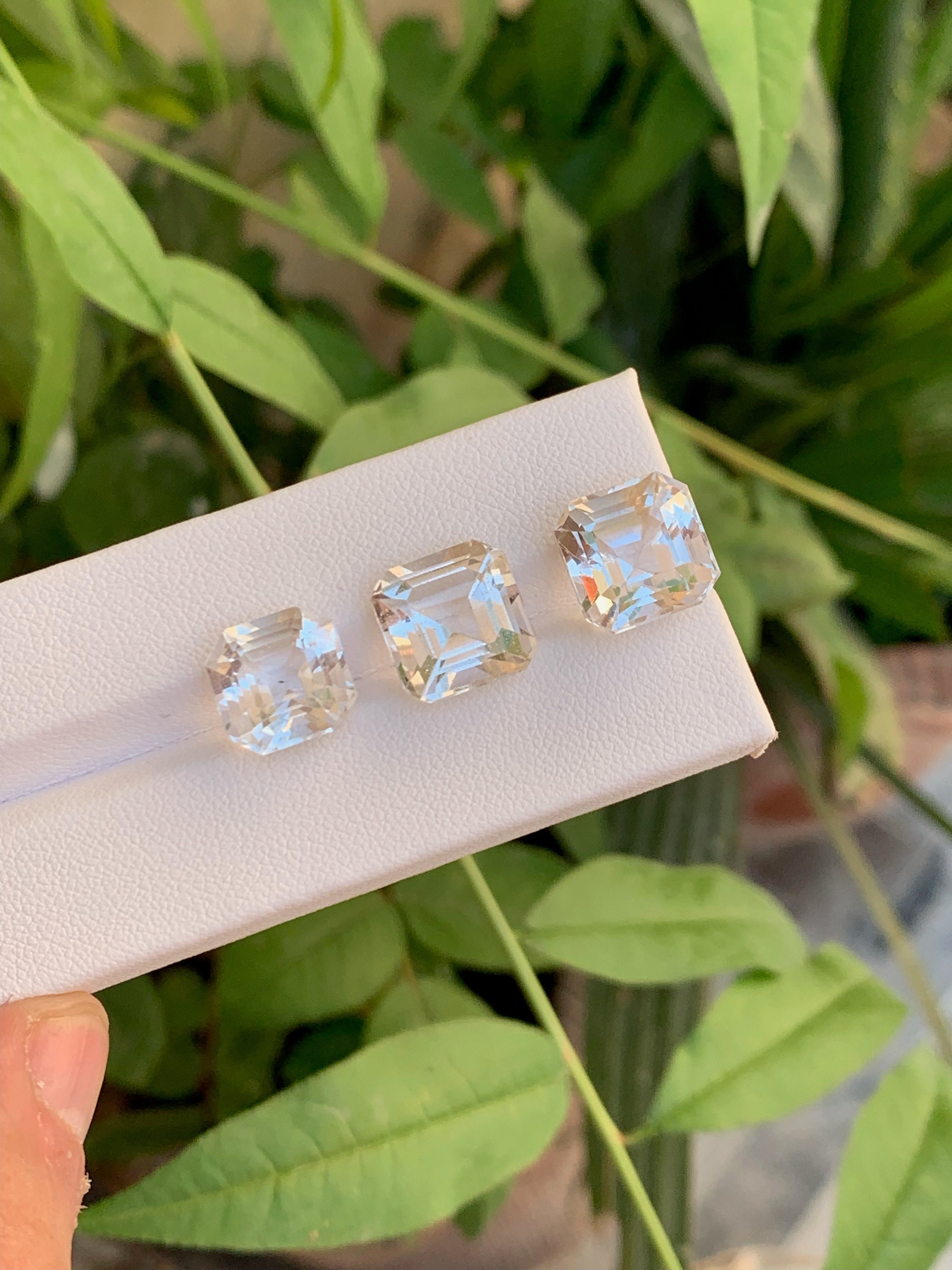 Yellow Topaz Gemstones Set, Flawless Topaz Cut Stone Set, Imperial ...