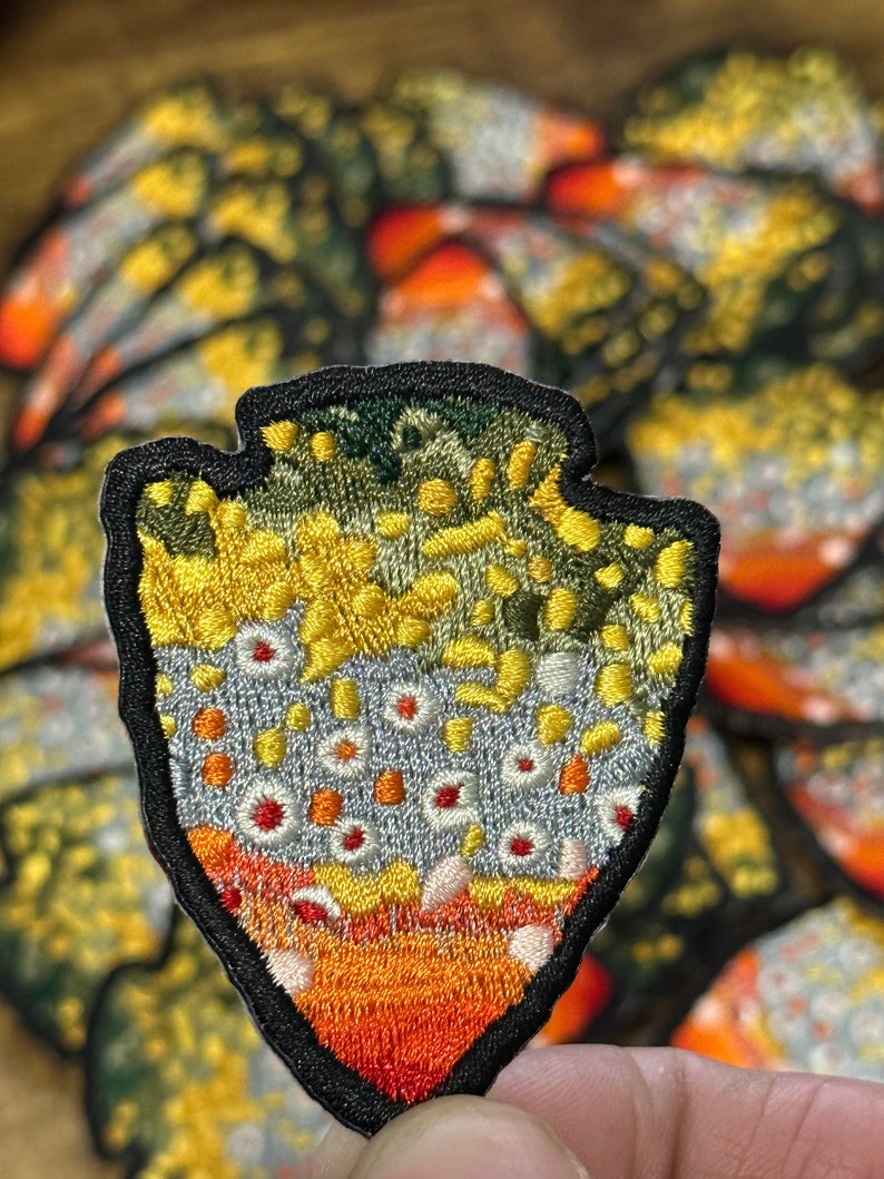 Brook Trout Patch - National Park Inspired - Iron On - Etsy