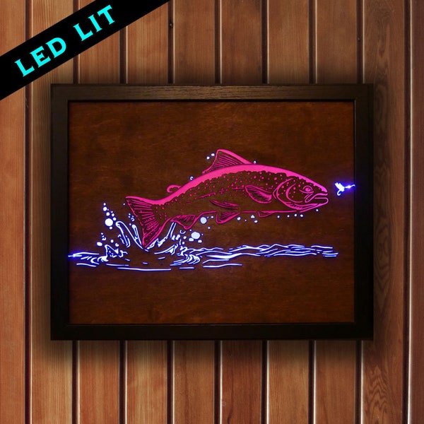 Backlit Wood Sign - Etsy