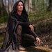 Sylvan Grey Silk Elven Cloak - Etsy