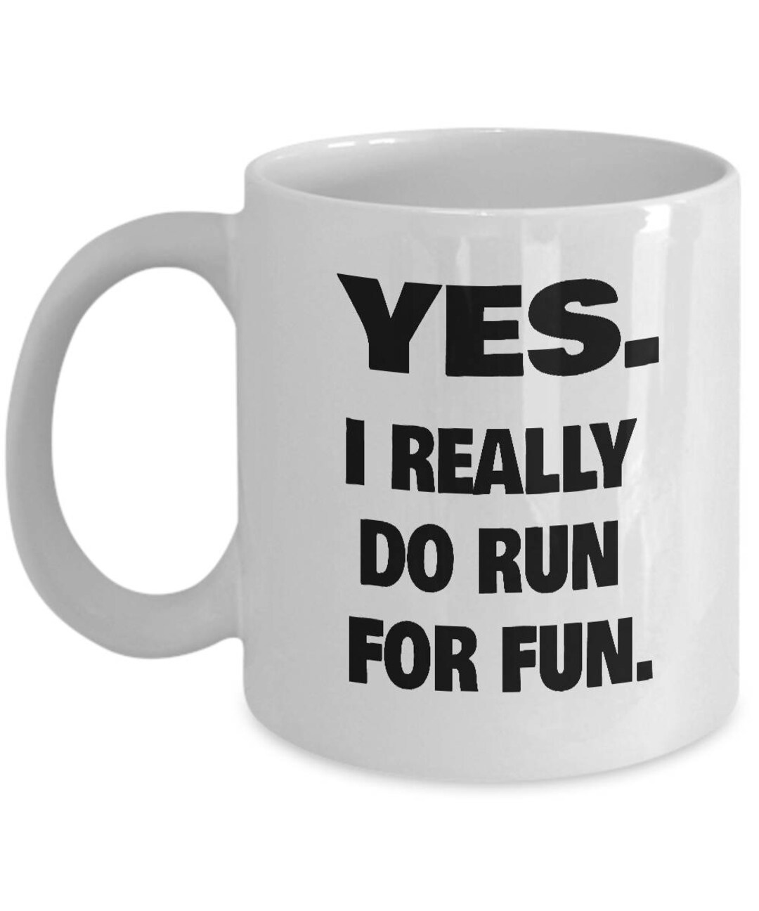 I RUN FOR FUN Mug - Runner Mug, Runner Gifts, Runner Christmas Gift ...