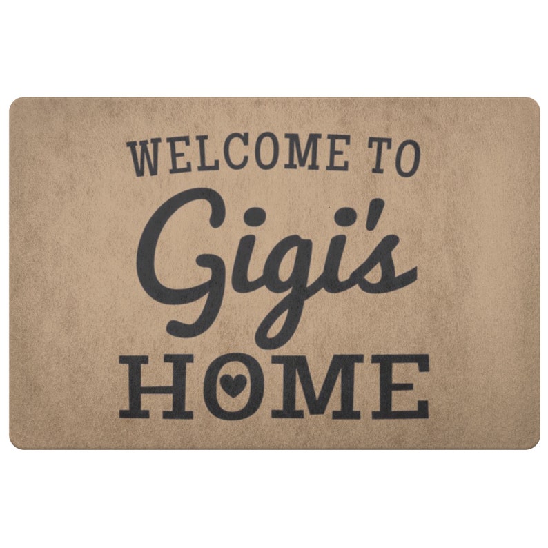 Welcome to Gigi's Home Doormat Cute Gigi Gift Gigi - Etsy