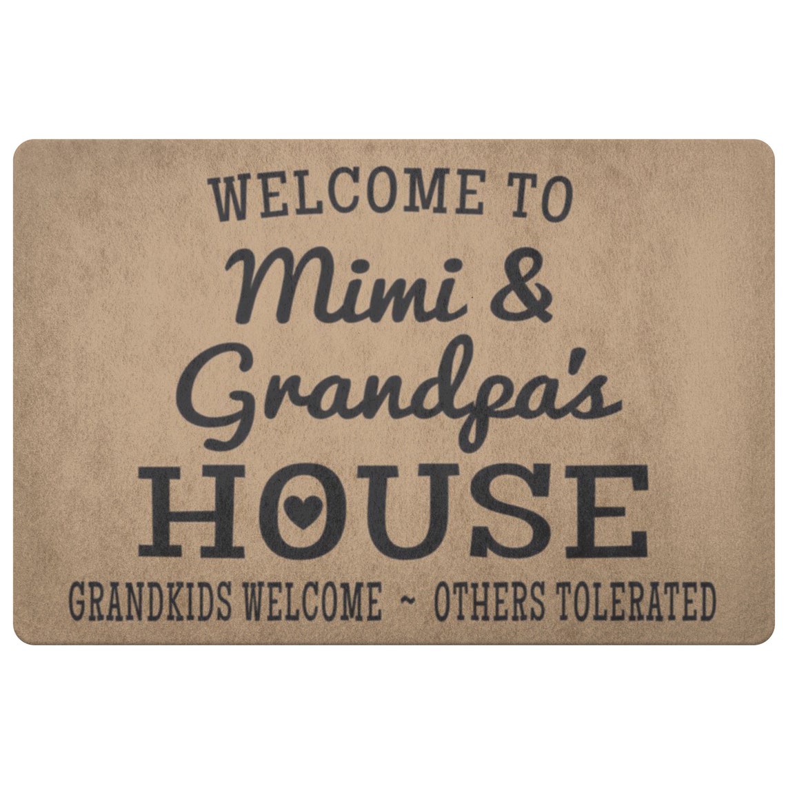 Welcome to Mimi and Grandpa's House Grandkids Welcome | Etsy