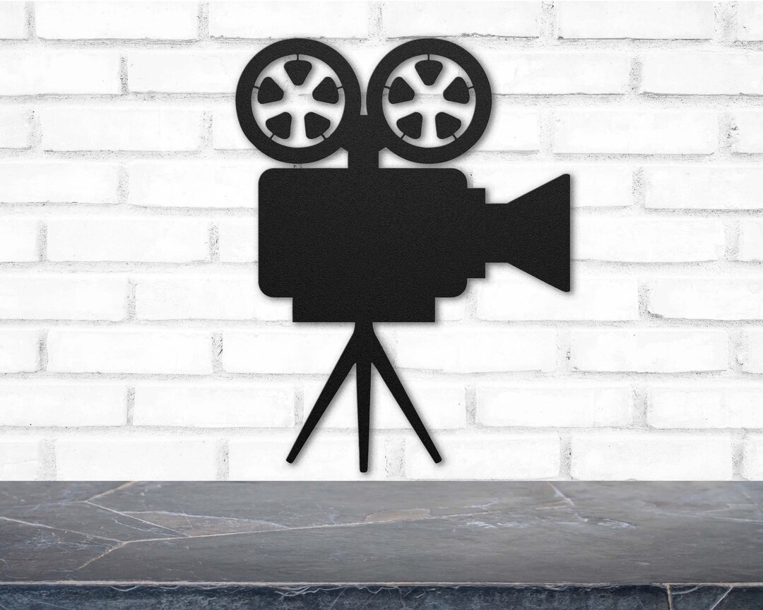Film Camera Metal Sign, Film Lover Metal Wall Art, Gift for Film Lover ...