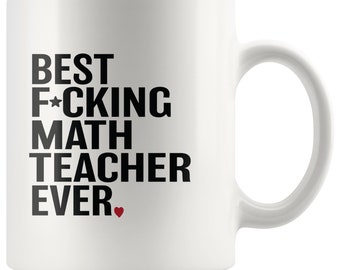 Math Teacher Mug Teacher Christmas Gift Funny Math Mug - Etsy
