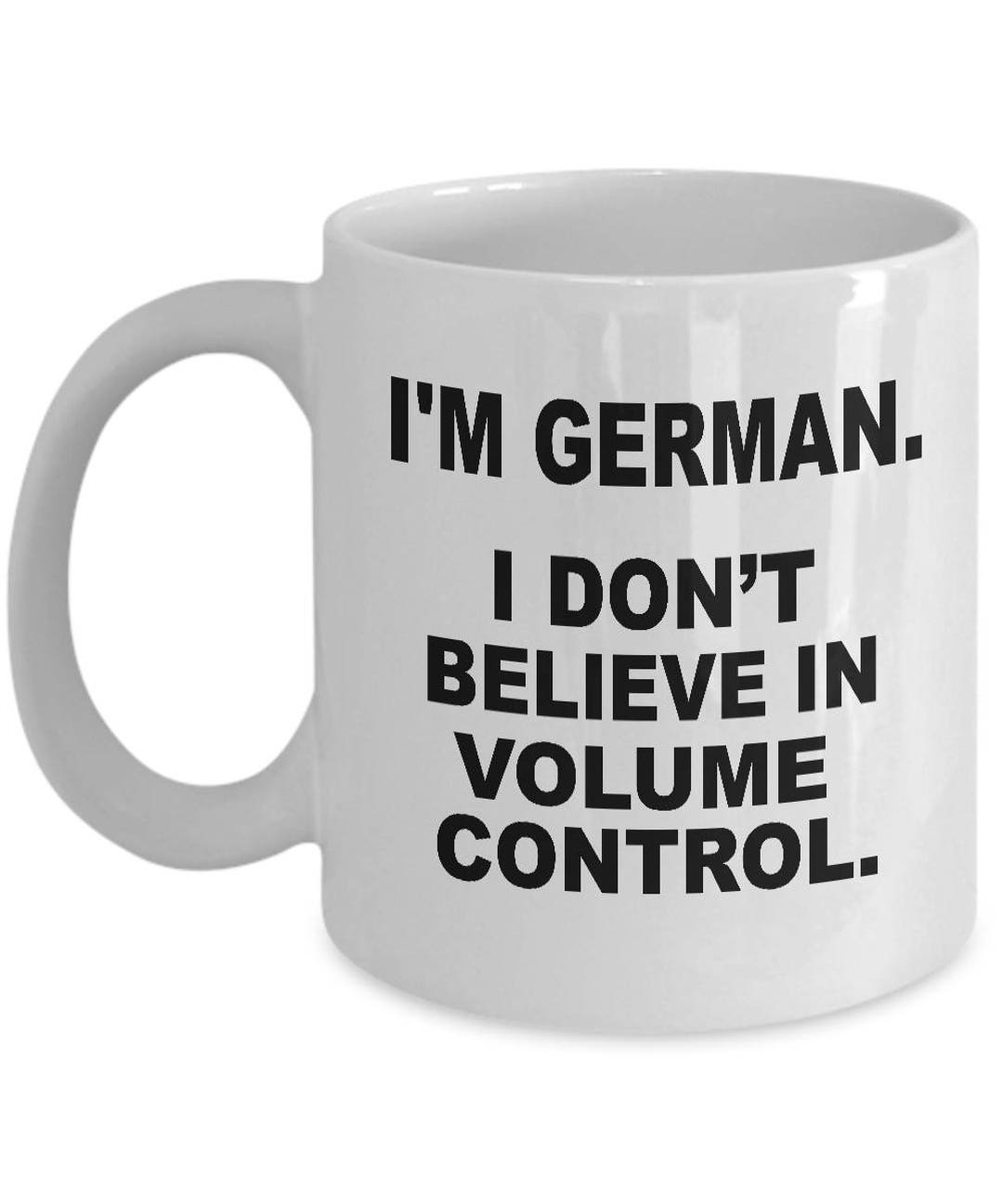 Volume Control FUNNY GERMAN MUG - Gifts for Germans, German Christmas ...