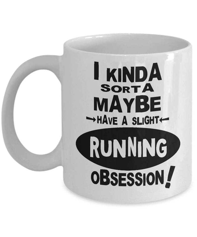 RUNNING OBSESSION MUG Funny Gifts for Runners Runner Coffee - Etsy