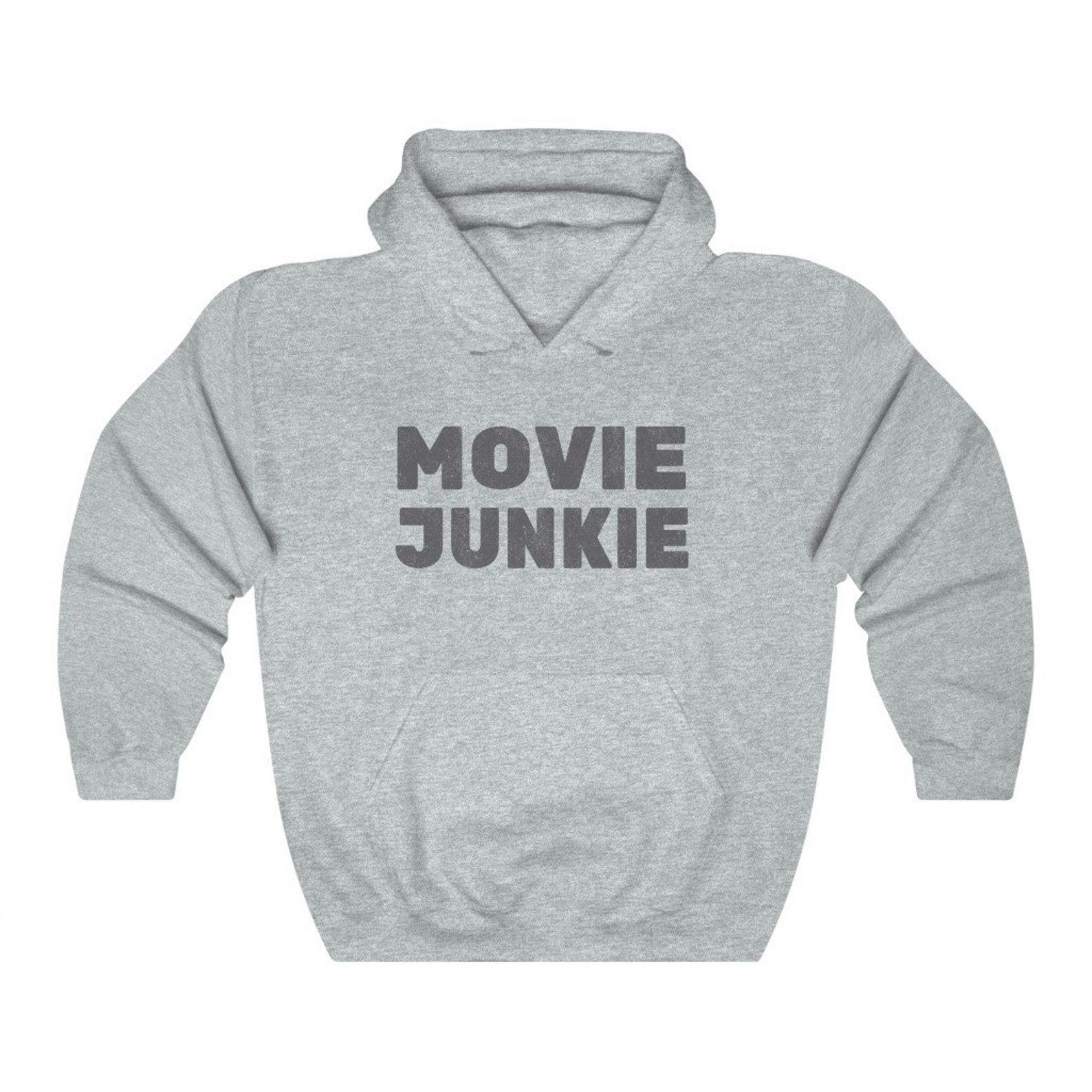 Movie Junkie Unisex Hoodie Movie Lover Hoodie Movie Buff | Etsy