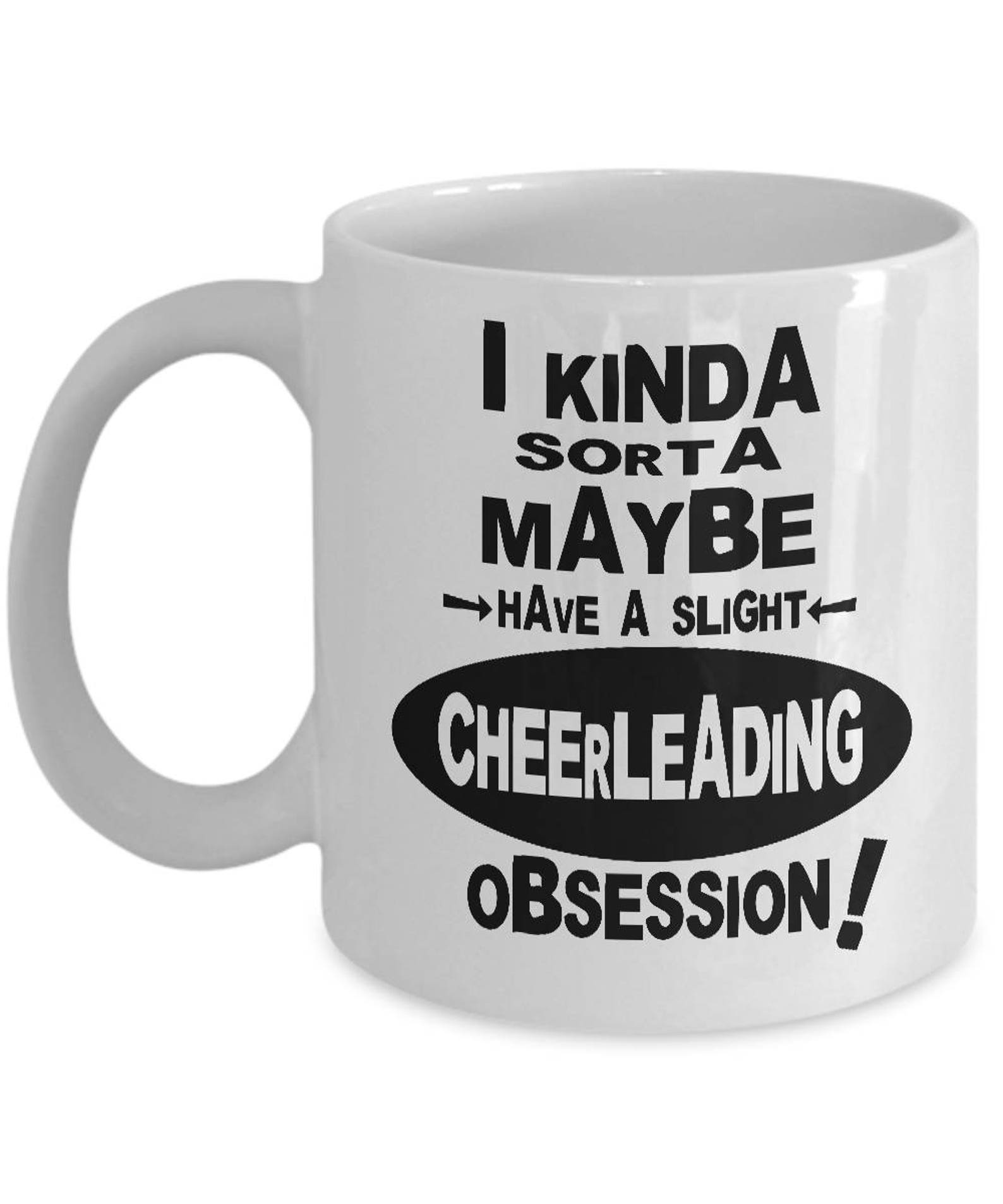 CHEERLEADING OBSESSION MUG - Gifts for Cheerleaders, Cheerleading Gifts ...
