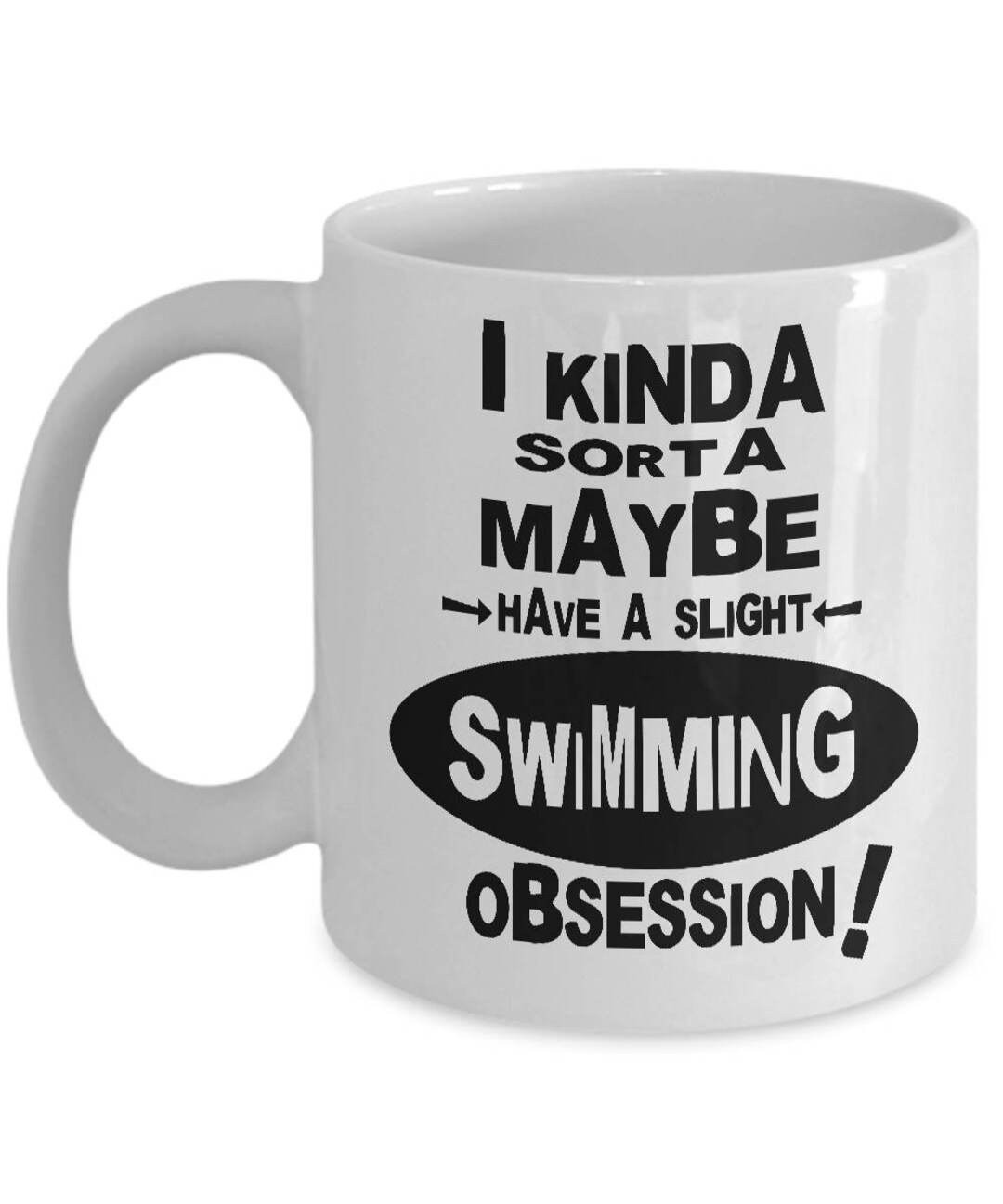 SWIMMING OBSESSION MUG - Gifts for Swimmers, Swimmer Gifts, Swimmer ...