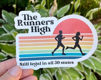 Marathon Water Bottle Sticker - Etsy